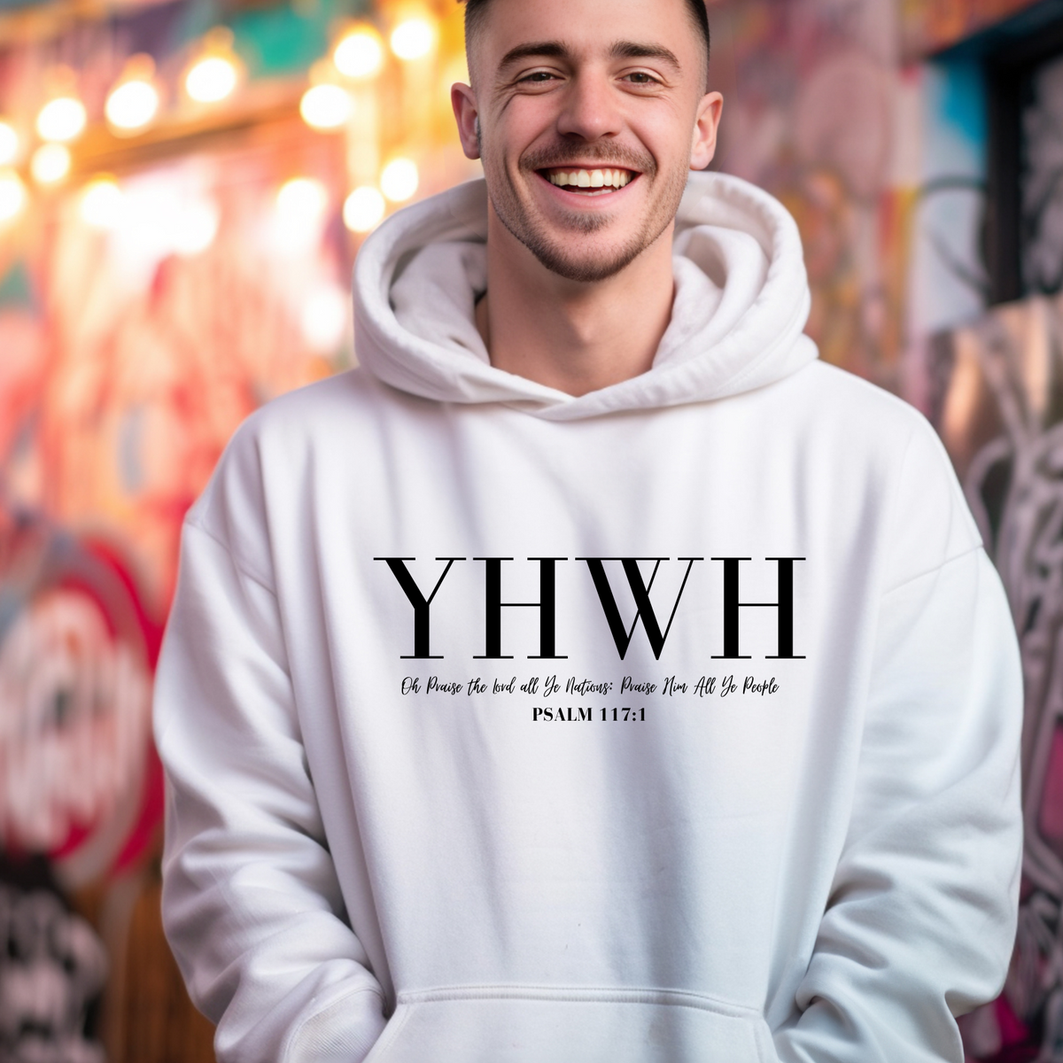 YHWH Unisex Hooded Sweatshirt